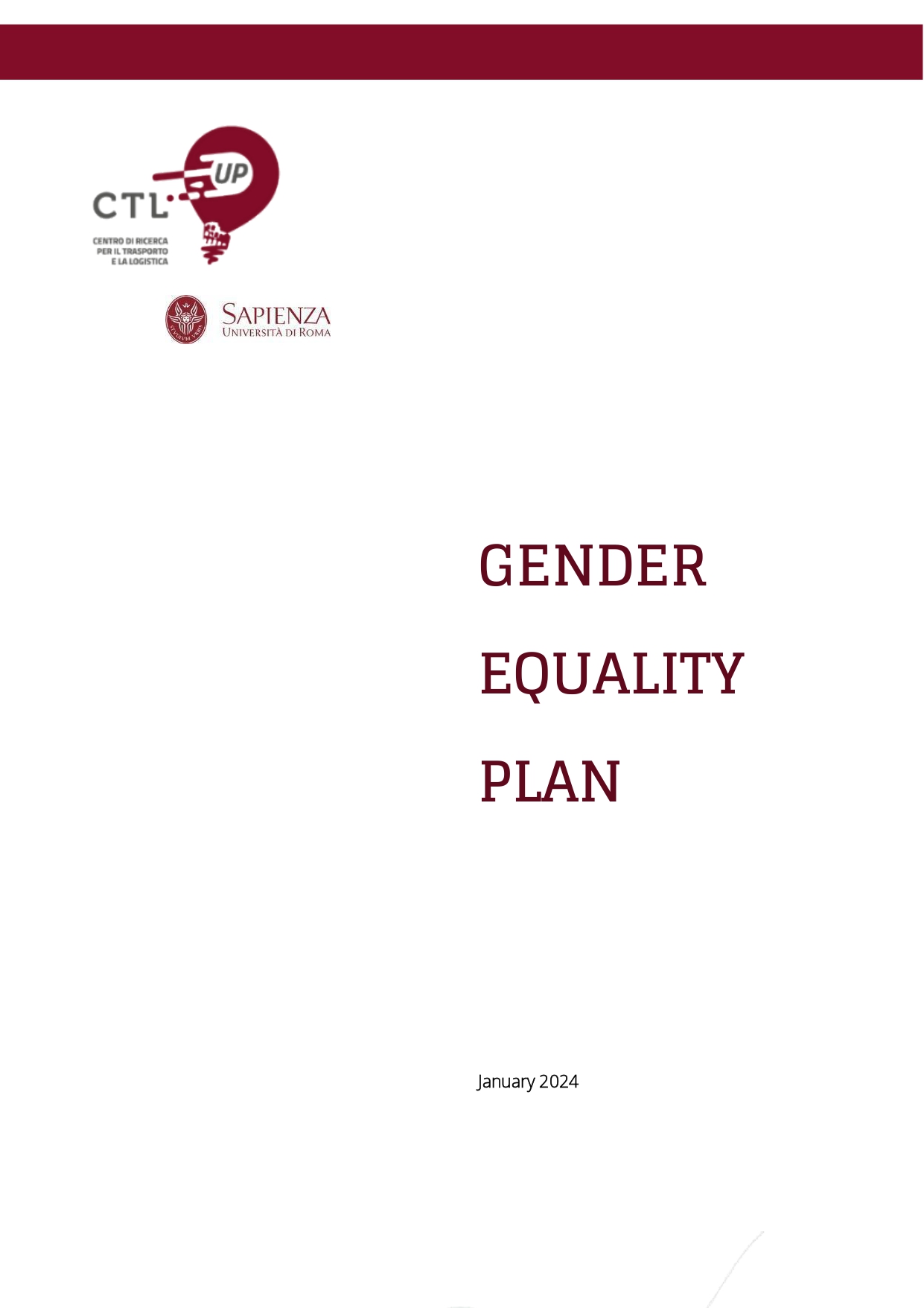 CTLup - Il Gender Equality Plan 2024-27 di CTLup è disponibile ora
